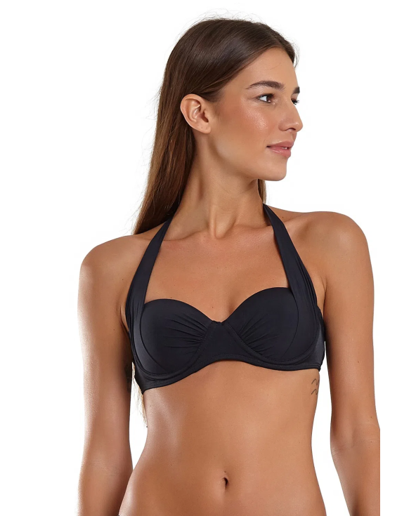 Bikini Tops Top Ibiza Liso Preto - Brand Blueman