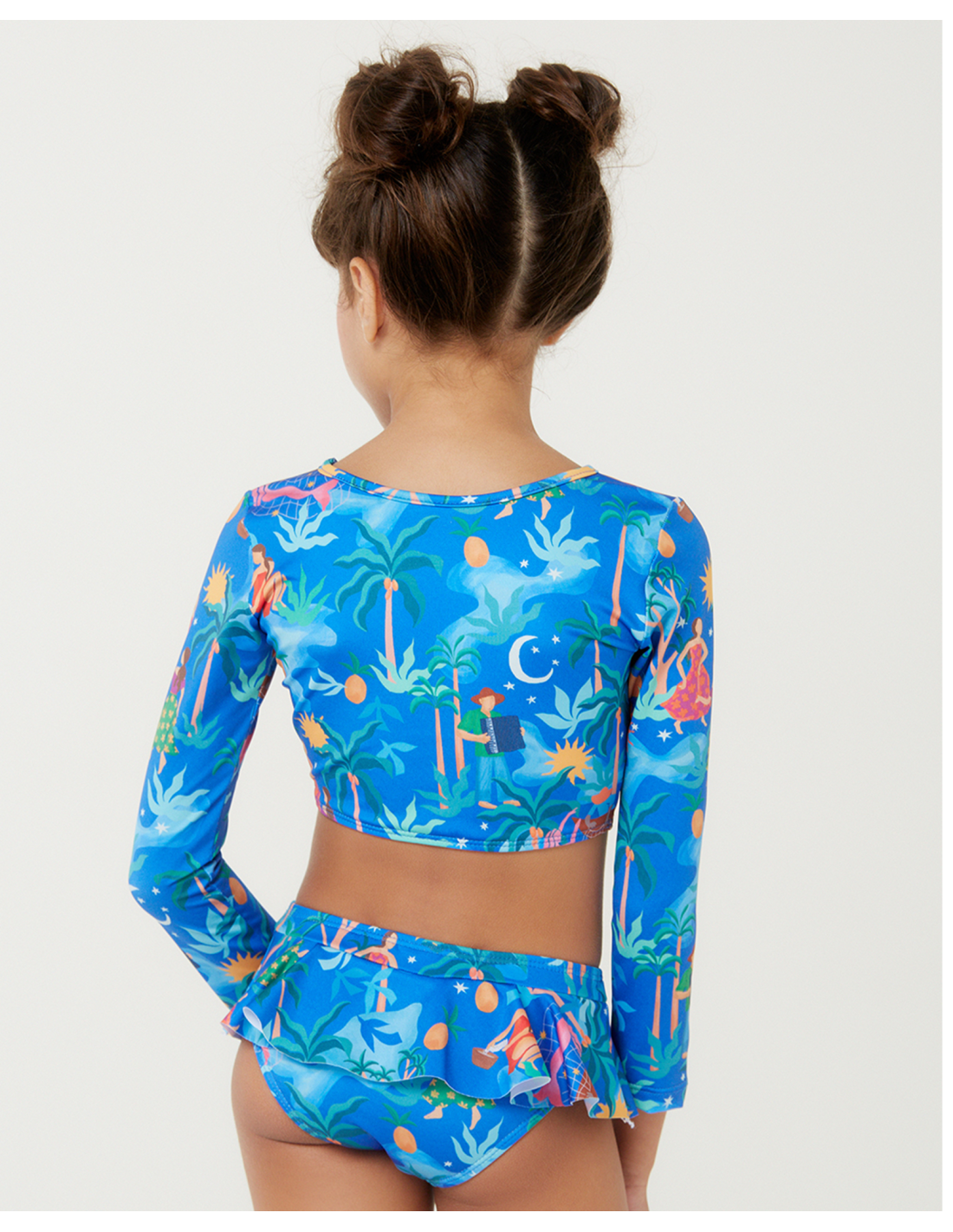 Girl's Two-piece Swimwear Biquini Peteca Simpatia Inf - Brand Blueman