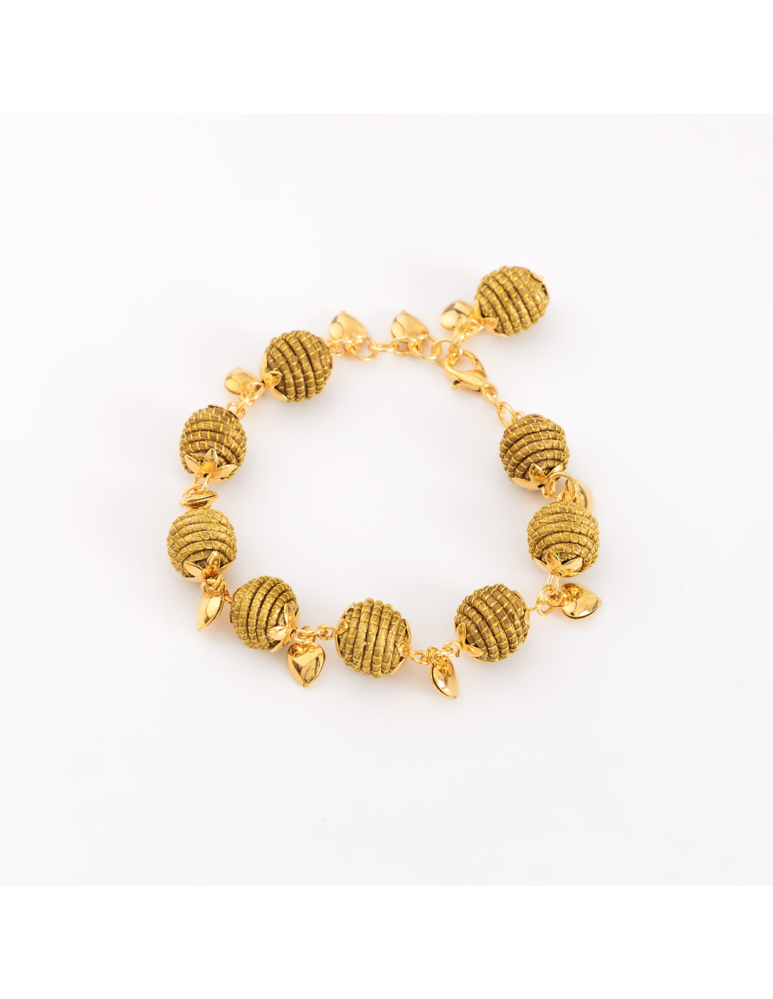 Bracelets Bracelet With Orbs And Hearts Pl-52 - Brand Capim Dourado do ...