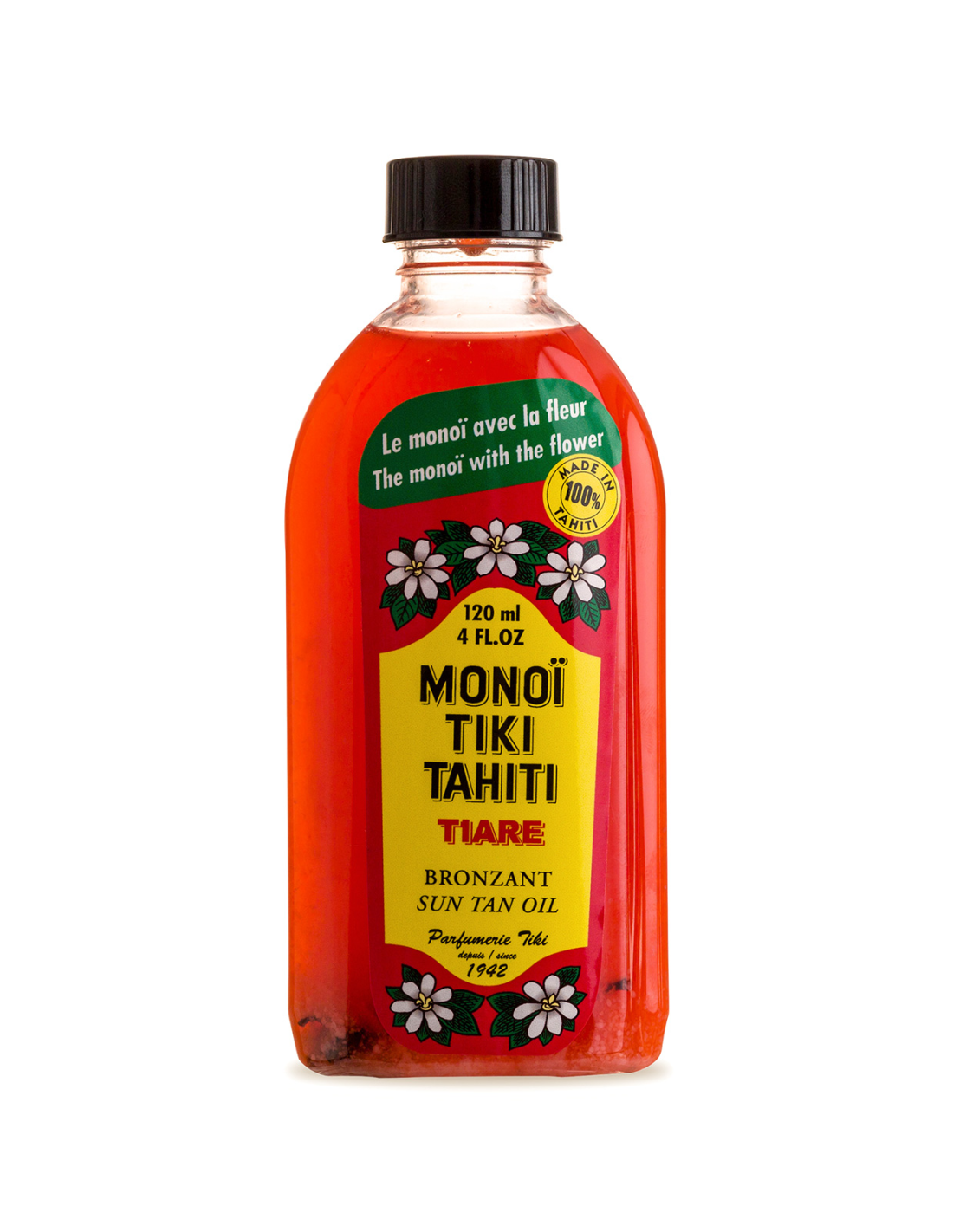 Monoï Oil Tiki Monoi Tiare 120 Ml - Brand Tiki