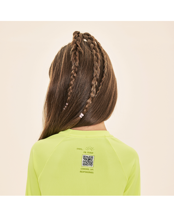 Rash Guard Acqua Qr Code Amarelo Fluor Upf50+ - Marca UV Line