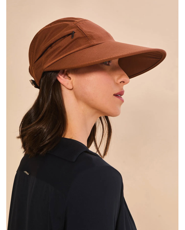 Gorra Visor Capri Colors Nac Fem Coniac Upf50+ - Marca UV Line