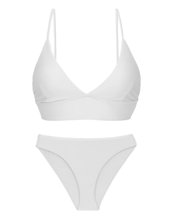 两件式泳装 Set Cotele-Branco Tri-Tank Comfy - 品牌 Rio de Sol